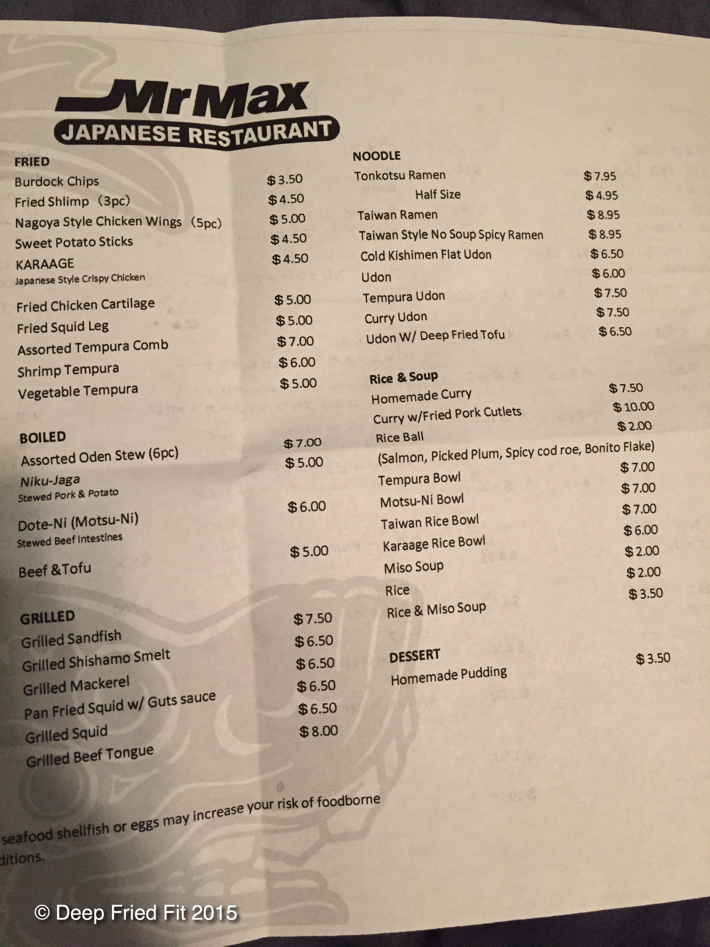 First Taste at Newly Re-Open Mr. Max Sushi in Irving - Deep Fried Fit