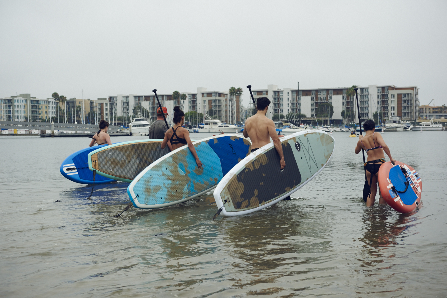 Paddleboarding at Marina Del Rey with Michelob ULTRA - Deep Fried Fit